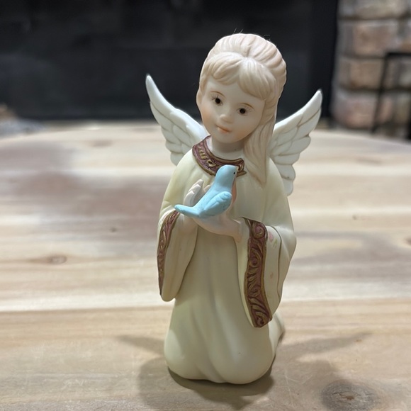 Lefton | Accents | Lefton China Angel With Bluebird 6496 From The ...
